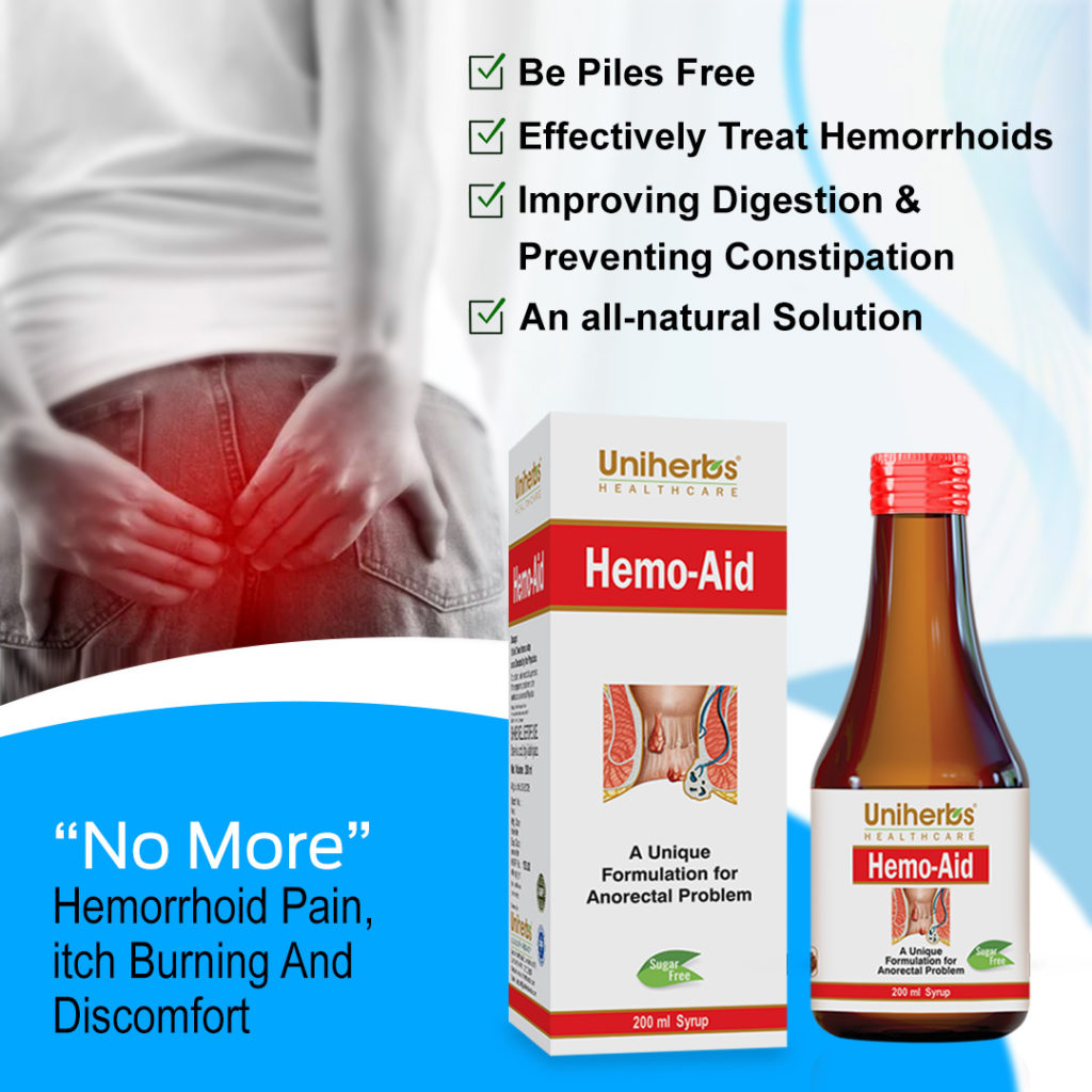 Uniherbs Hemo Aid Syrup to Improve Digestion & Preventing Constipation ...