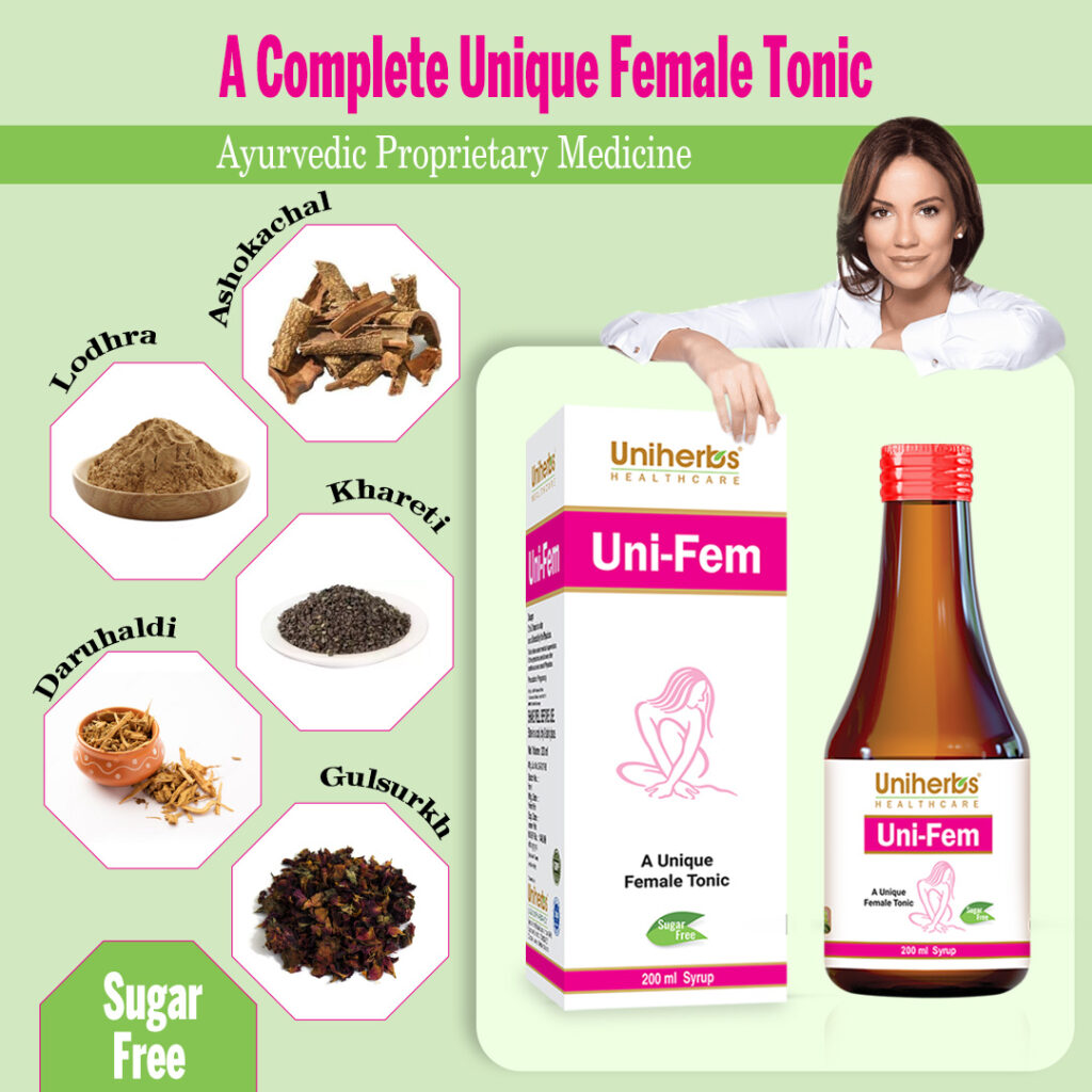 Uniherbs Uni Fem Periods Pain Relief Medicine Tonic Syrup for Women ...
