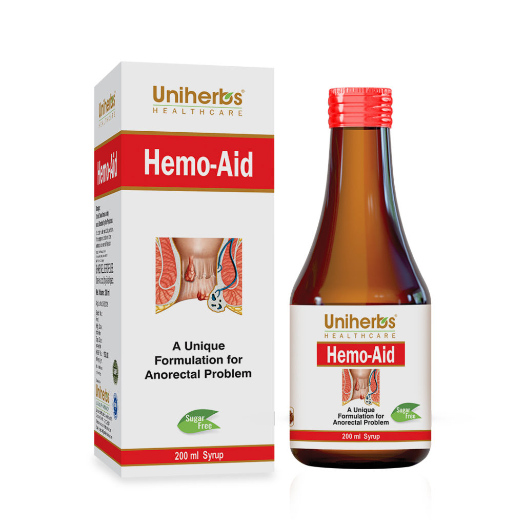 Uniherbs Hemo Aid Syrup to Improve Digestion & Preventing Constipation ...