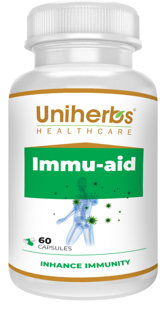 Uniherbs Immu Aid Capsules to Inhance Immunity, Energy & Immunity ...