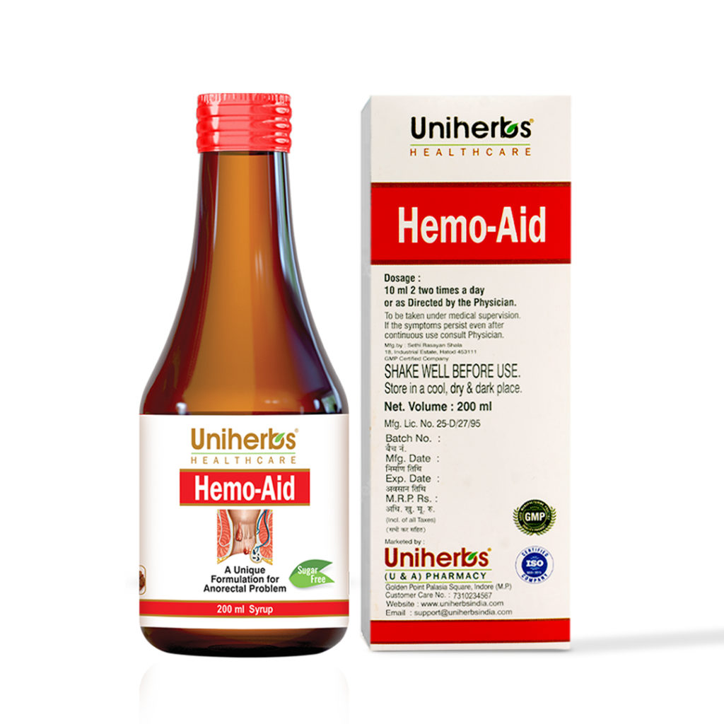 Uniherbs Hemo Aid Syrup to Improve Digestion & Preventing Constipation ...
